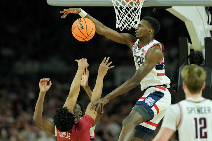 UConn men's basketball senior Samson Johnson is embracing bigger role
