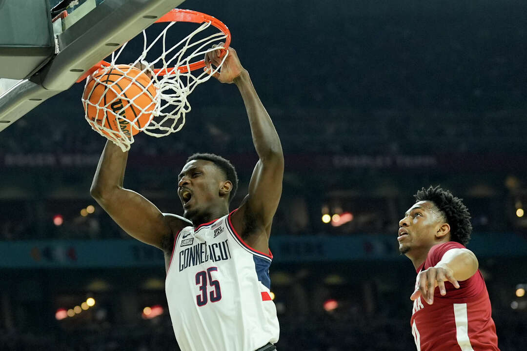 UConn men's basketball senior Samson Johnson is embracing bigger role