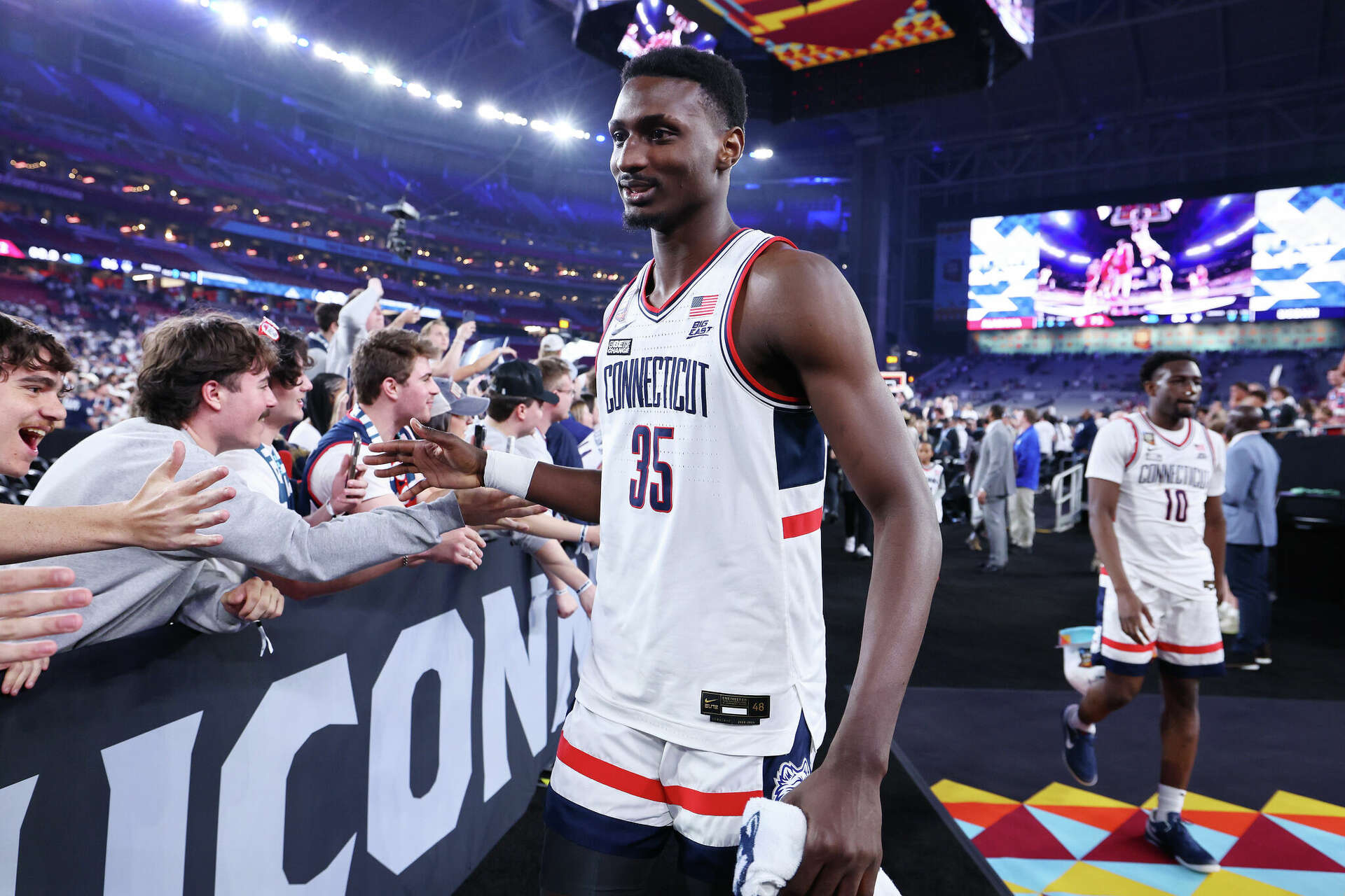 UConn men's basketball senior Samson Johnson is embracing bigger role