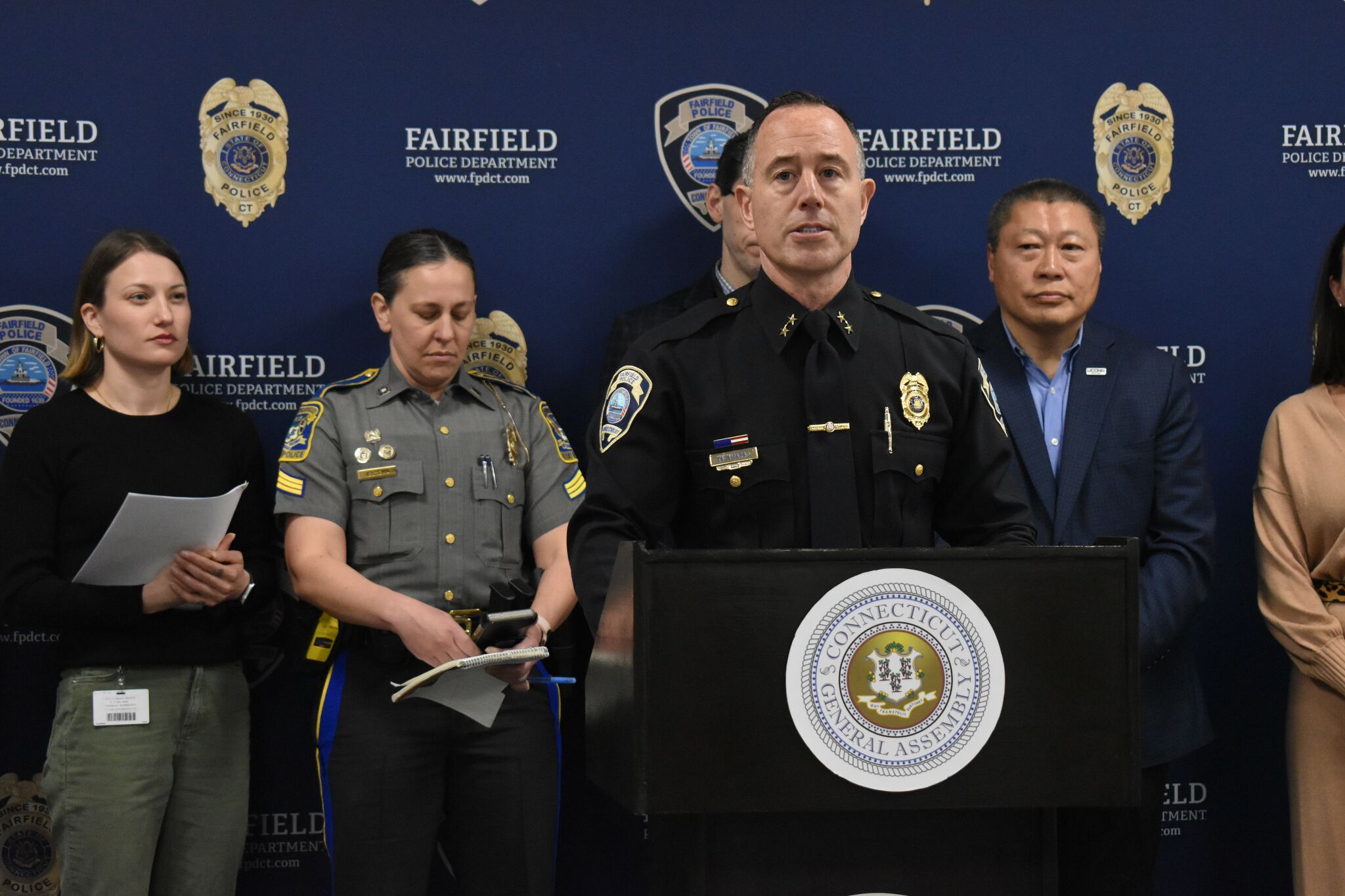 Fairfield police kick off month of increased distracted driving enforc