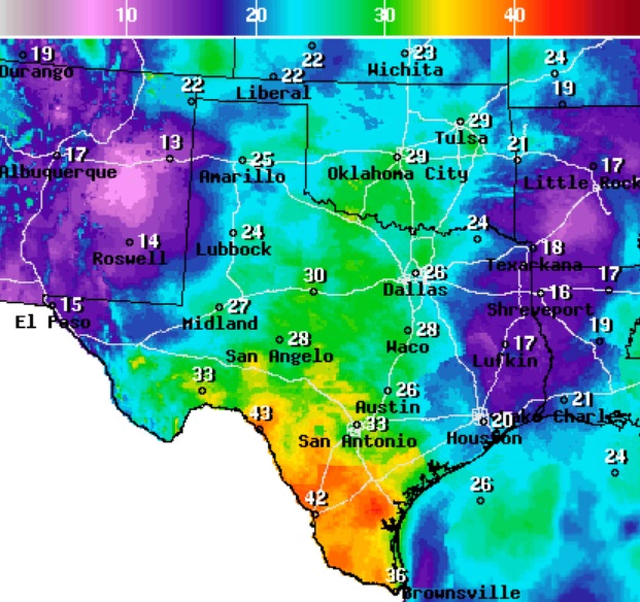 Rain, thunderstorms and strong wind ahead in Laredo forecast