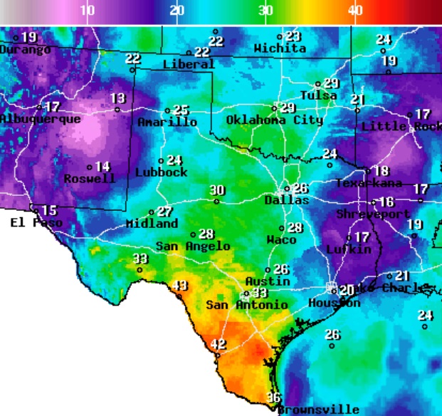 Rain, thunderstorms and strong wind ahead in Laredo forecast