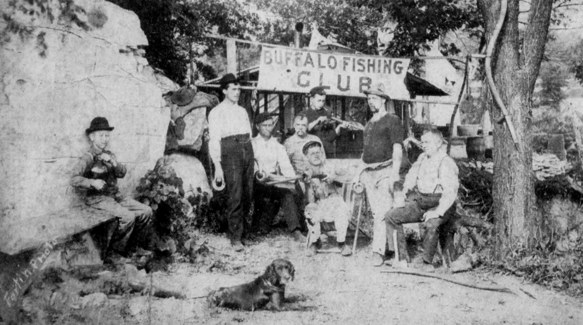 The Brenner men also entertained themselves with a washers game