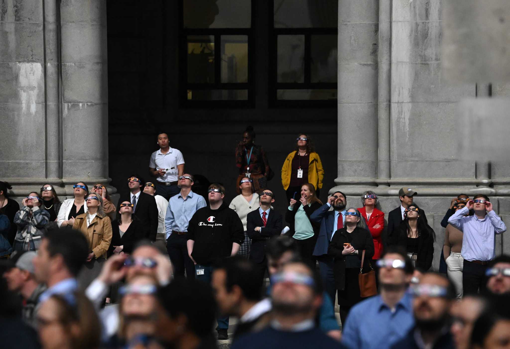 Solar eclipse photos from upstate New York