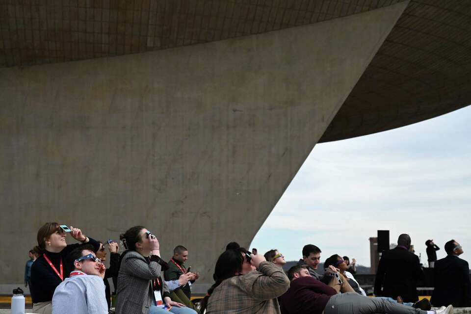 Solar eclipse photos from upstate New York