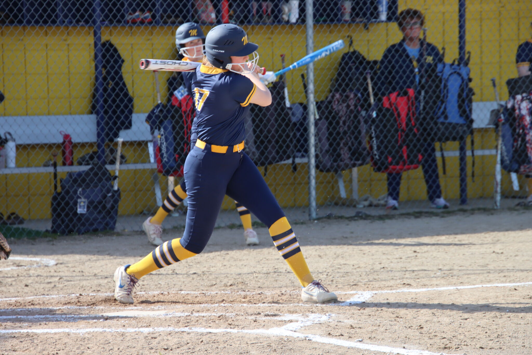 Midland softball, Dow baseball sweep