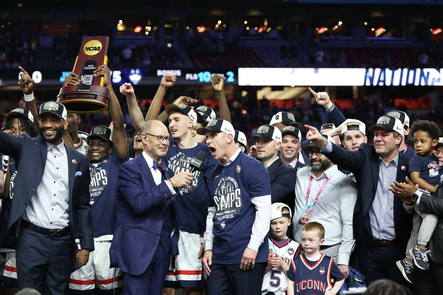 UConn men win second straight national championship, defeat Purdue