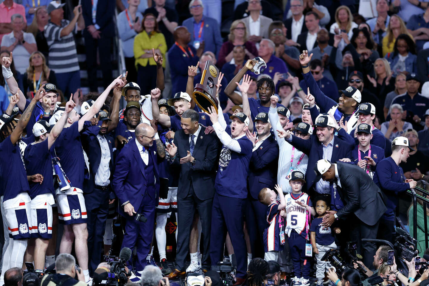 UConn men win second straight national championship, defeat Purdue