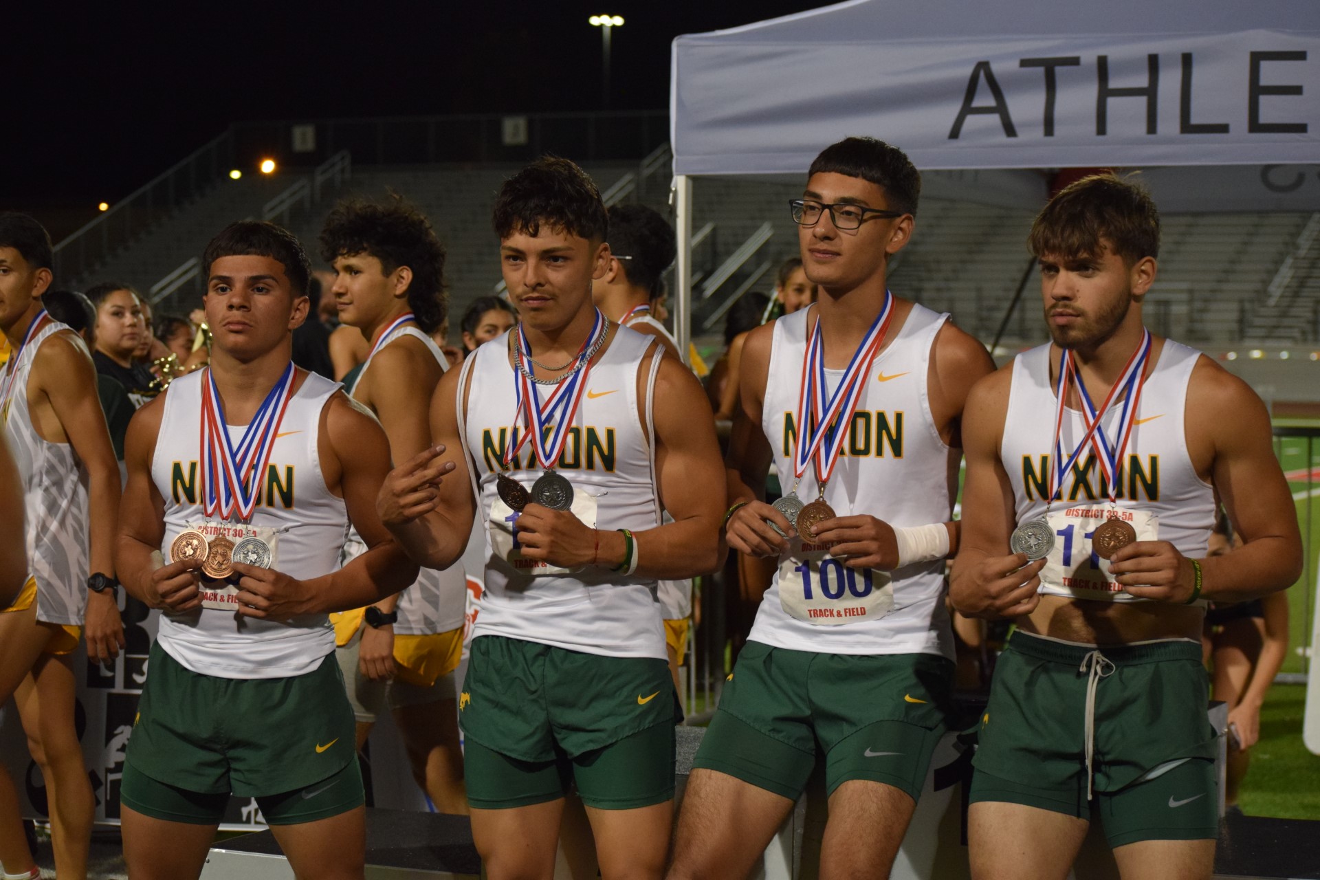 From football to relay: Nixon boys 4x400M relay qualifies for area