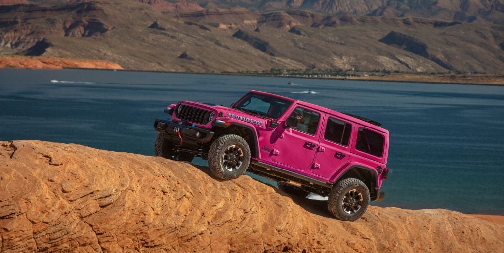 Have You Always Wanted A Magenta-Colored Jeep Wrangler? It's Your Time!