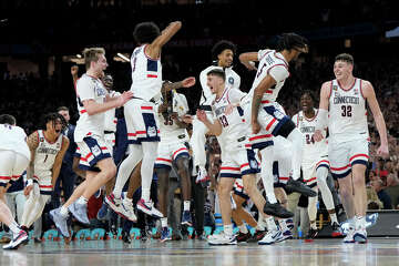 UConn men's basketball 2-year title reign ends Monday night