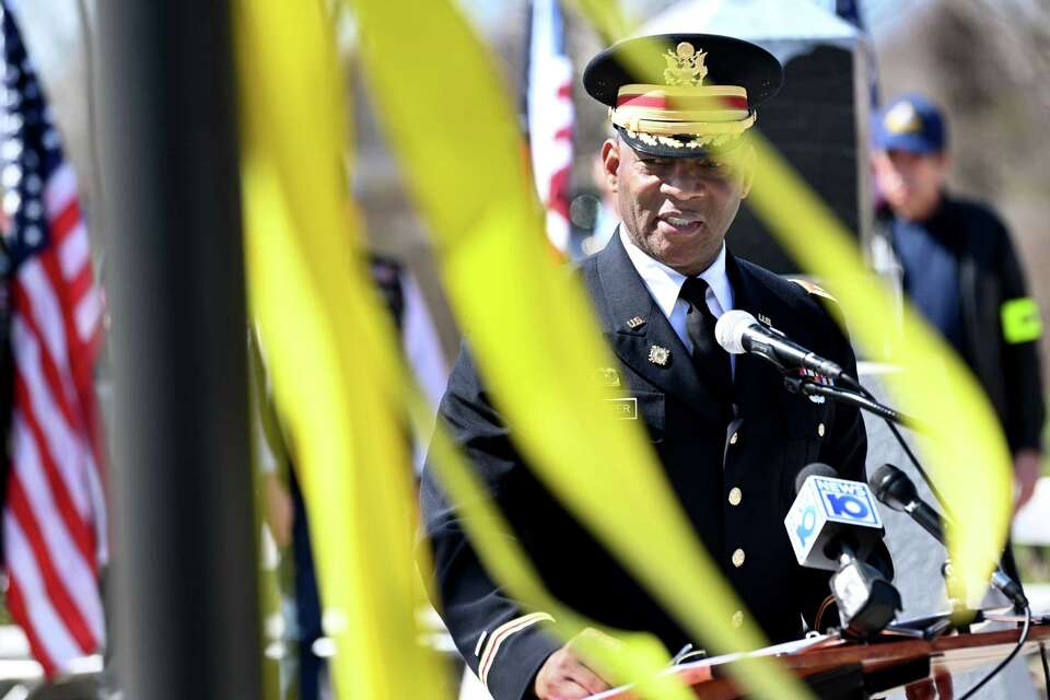 Donations displayed at Yellow Ribbon Day