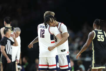 UConn guard Cam Spencer fulfills dream with NCAA title in one season.