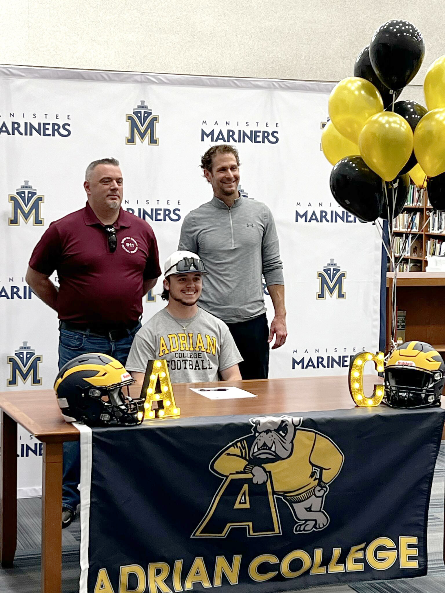 MHS's Nathan Doremus signs as linebacker for Adrian College