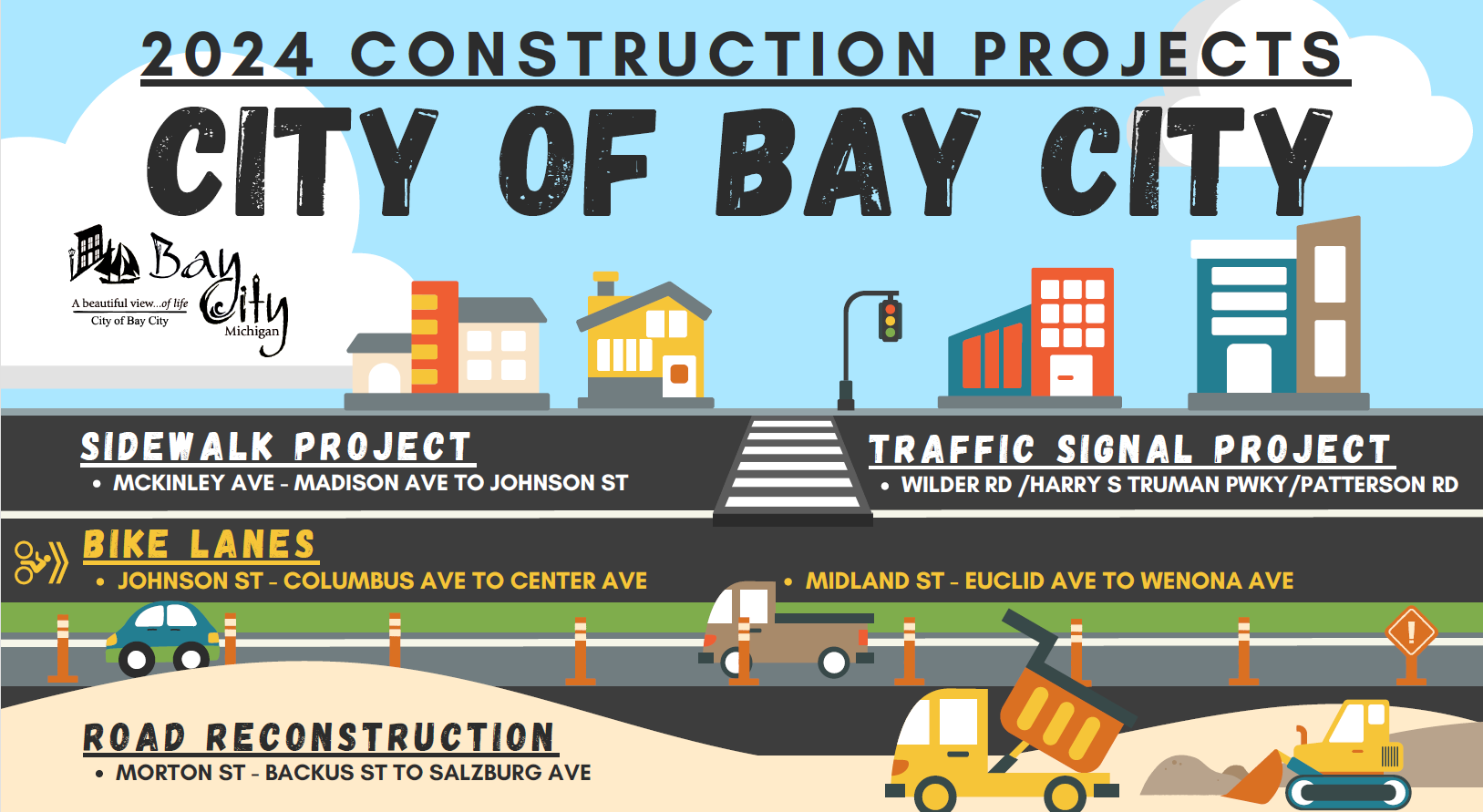 Bay City sees upcoming infrastructure projects
