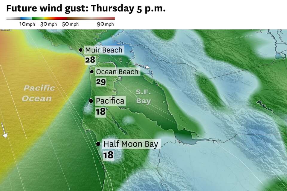 Bay Area Weather Cooldown Begins Marks Shift To Rain On Weekend