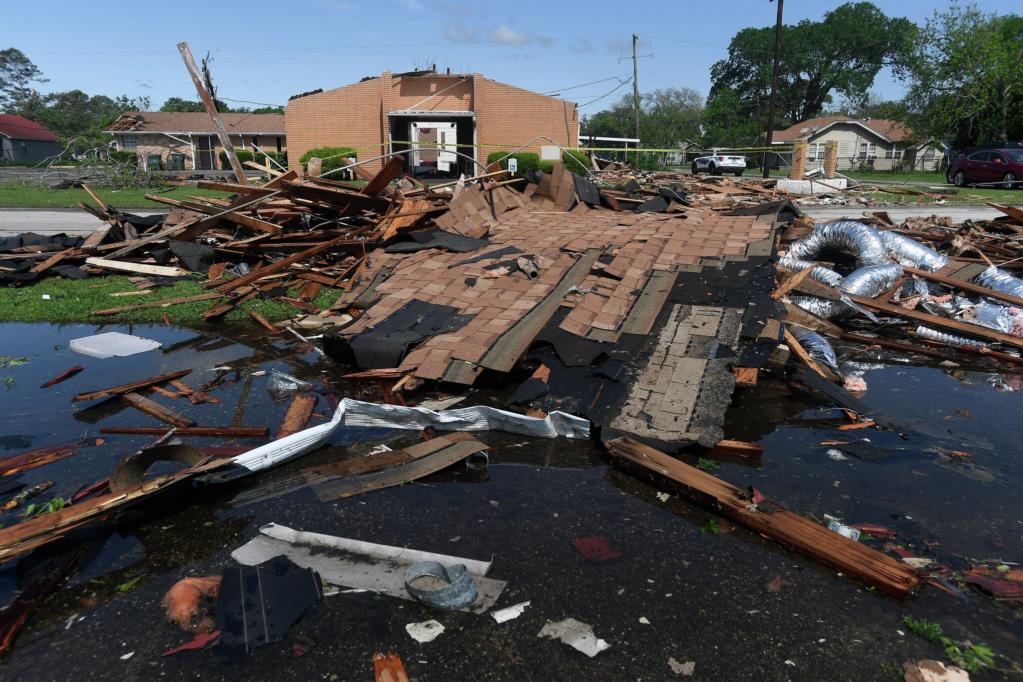 Port Arthur homes, businesses left in ruins after tornado hits