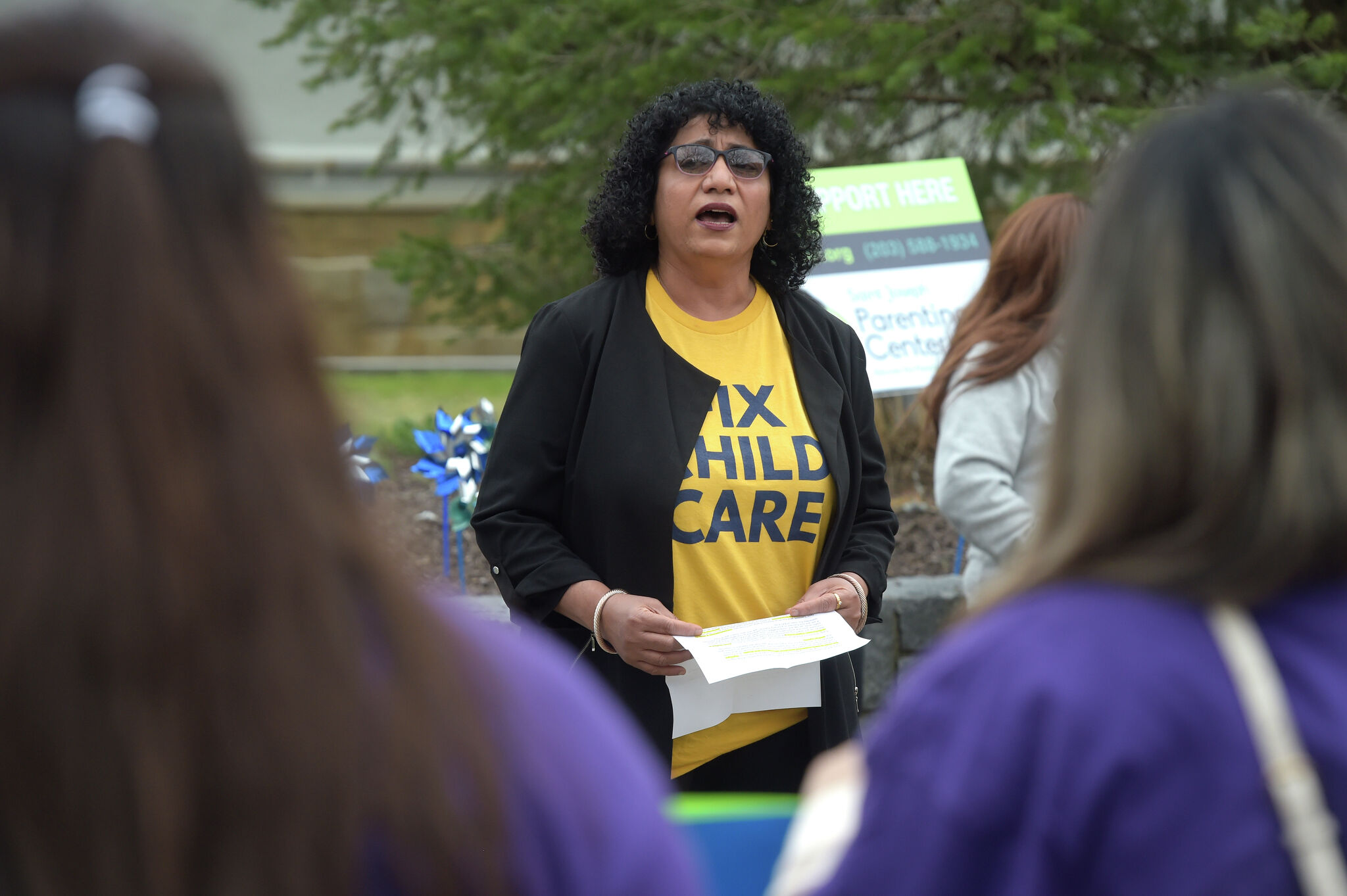Rally in Danbury calls for affordable, quality child care