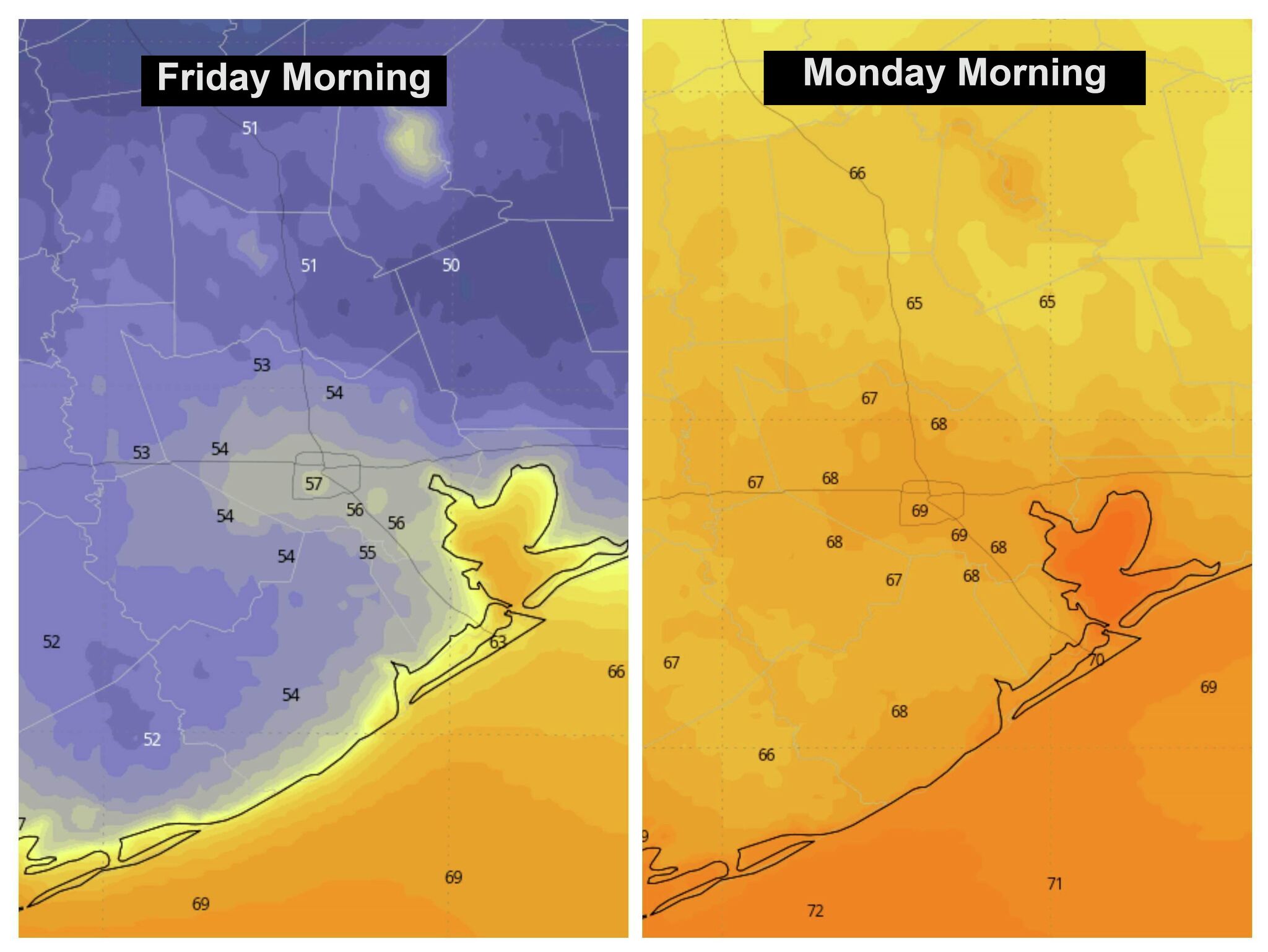 Houston's last cool morning? Here's what we know as temps drop
