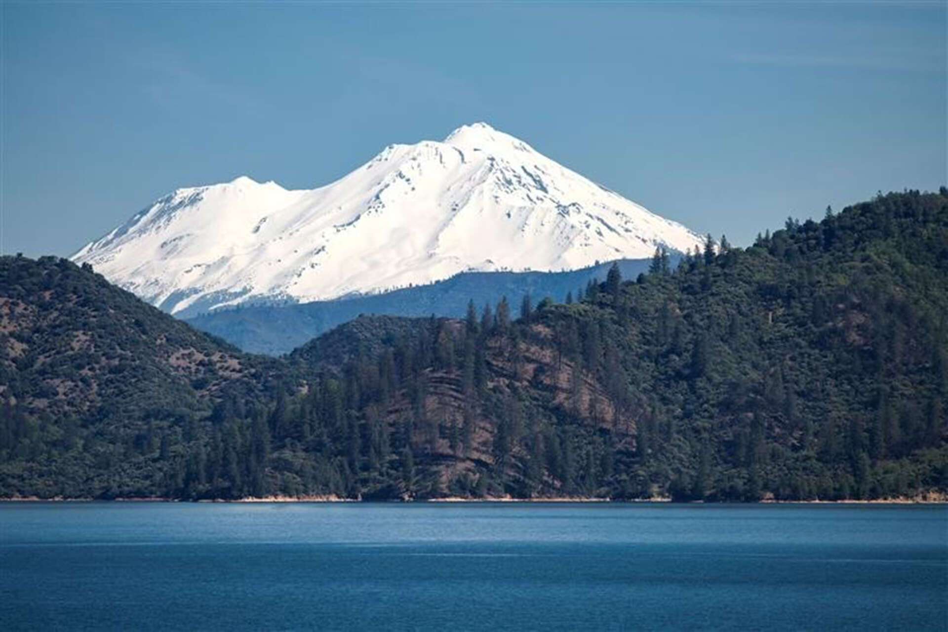 California's largest reservoir, Shasta Lake, is close to full
