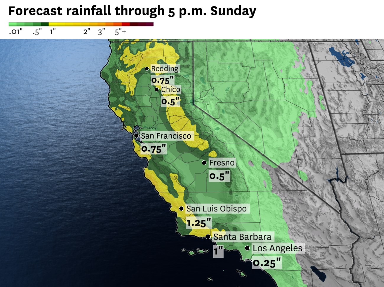 Another California storm to soak region. Here's timeline of rain