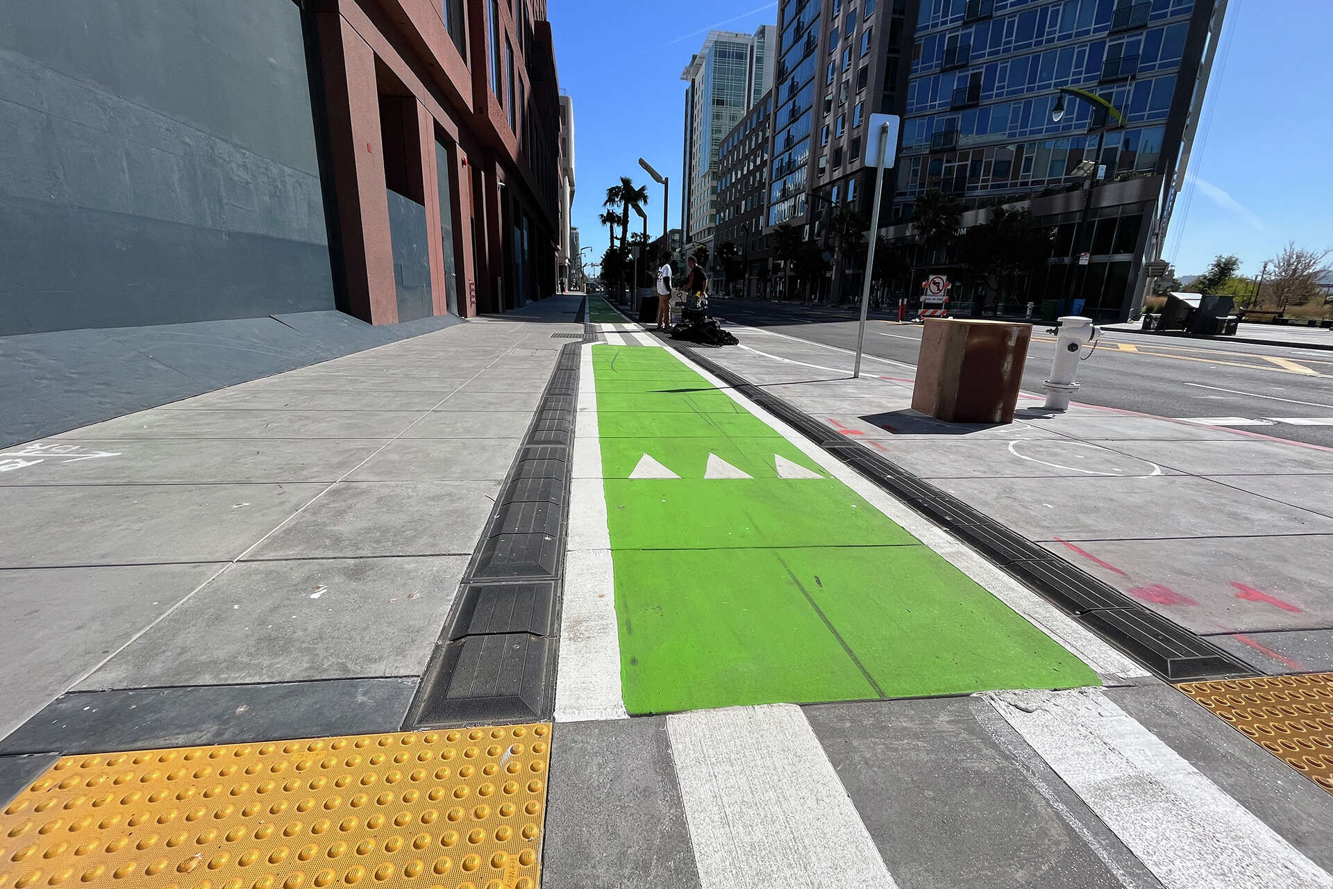 San Francisco unveils another new style of bike lane