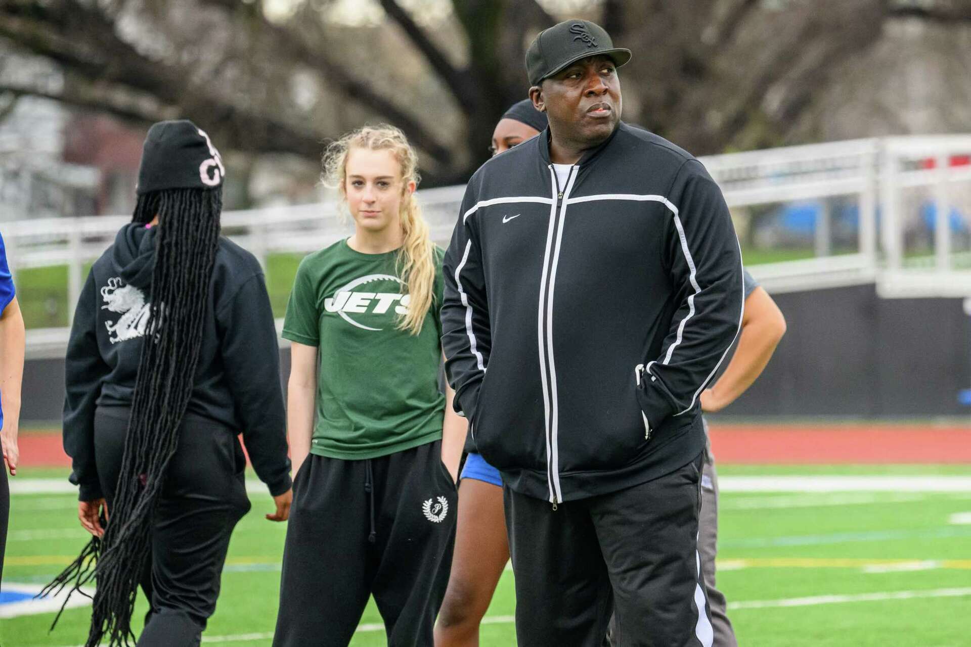 Albany High School girls' flag football team hits the ground running