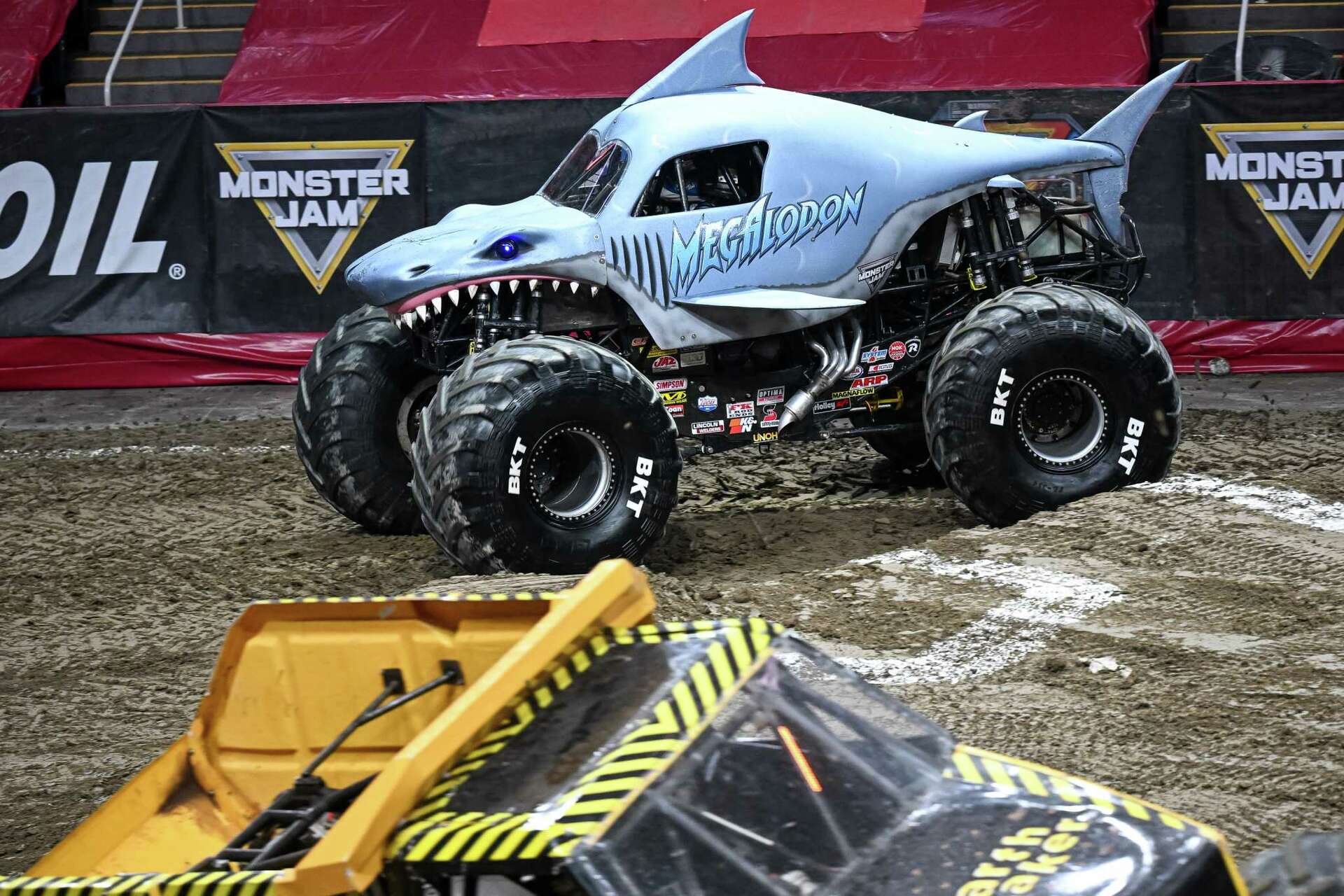 Photos: Getting ready for Monster Jam