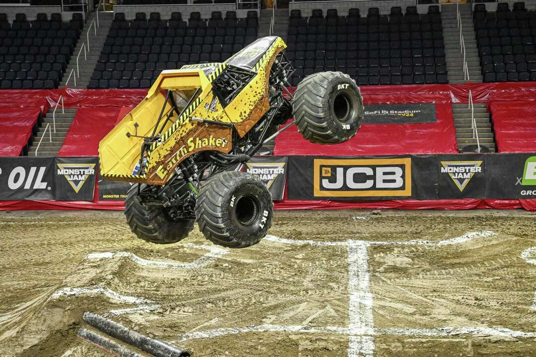 Photos: Getting ready for Monster Jam