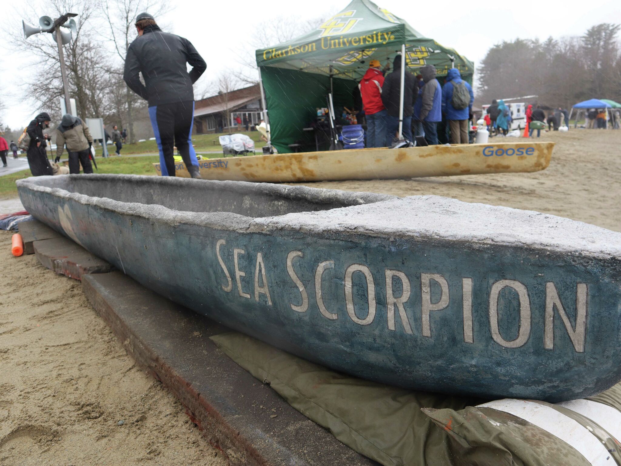 PHOTOS: Concrete canoe competition hosted by RPI canceled due to cold