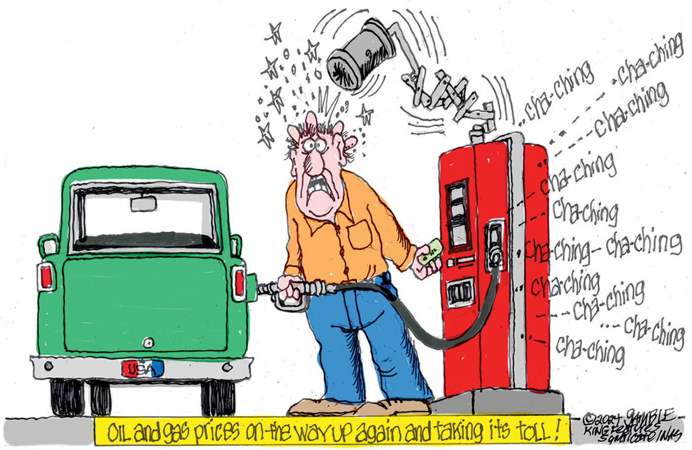 Opinion cartoon: Gas pains