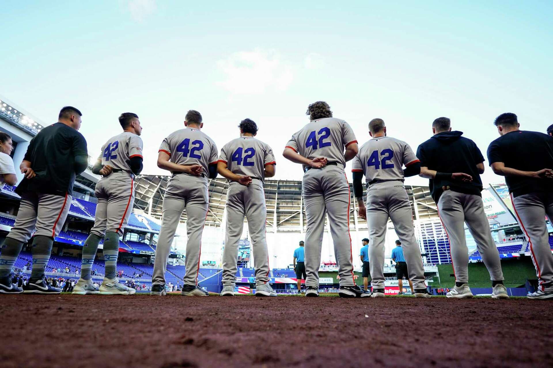 Giants join MLB in honoring Jackie Robinson: ‘It’s a very special day’