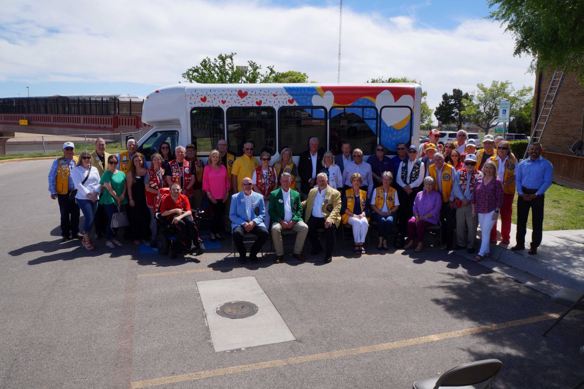 Plainview Lions Club contributes to purchase of RMDH LBK shuttle bus