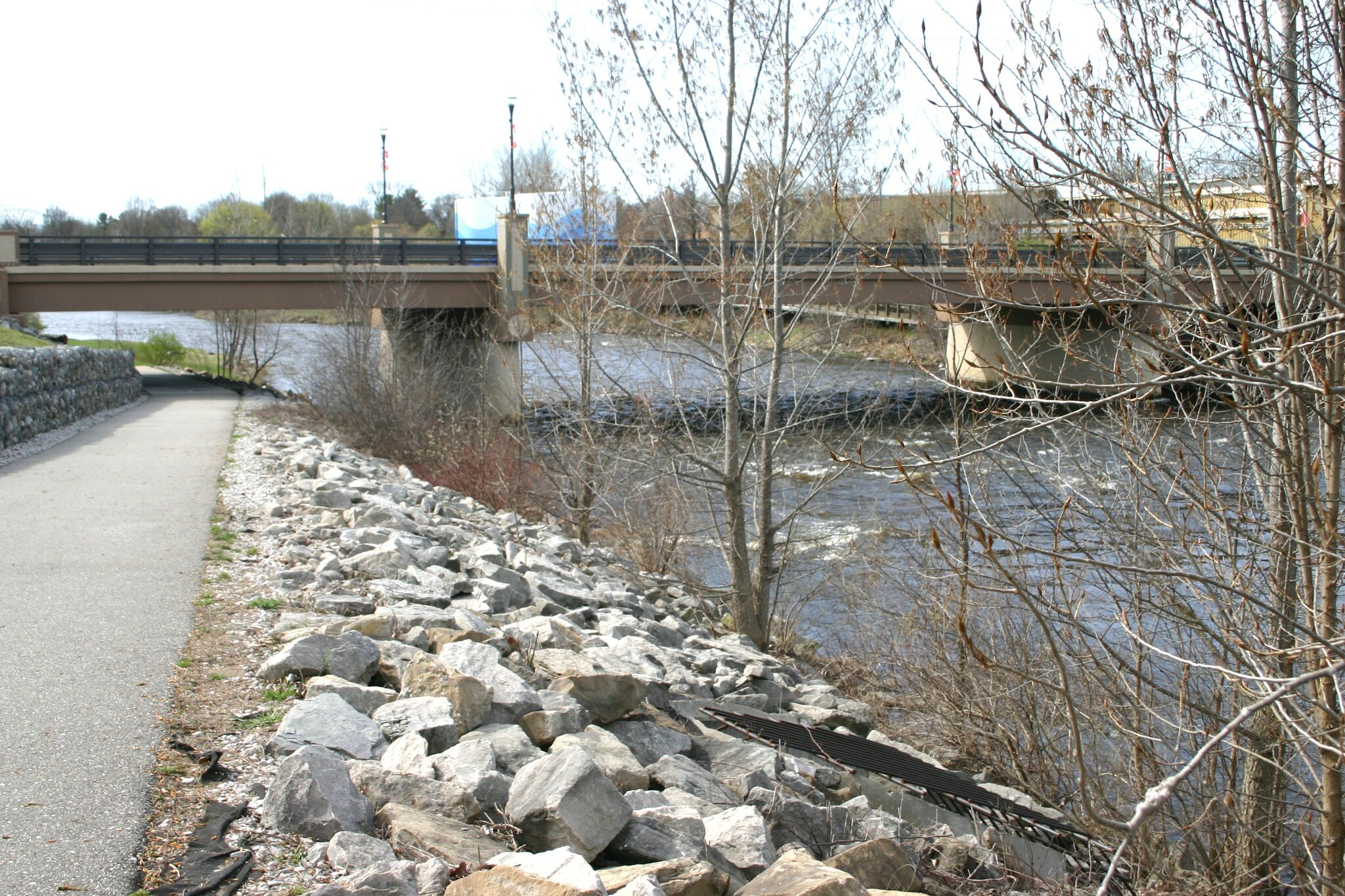 Big Rapids approves Greenscape to add riprap to city bridges