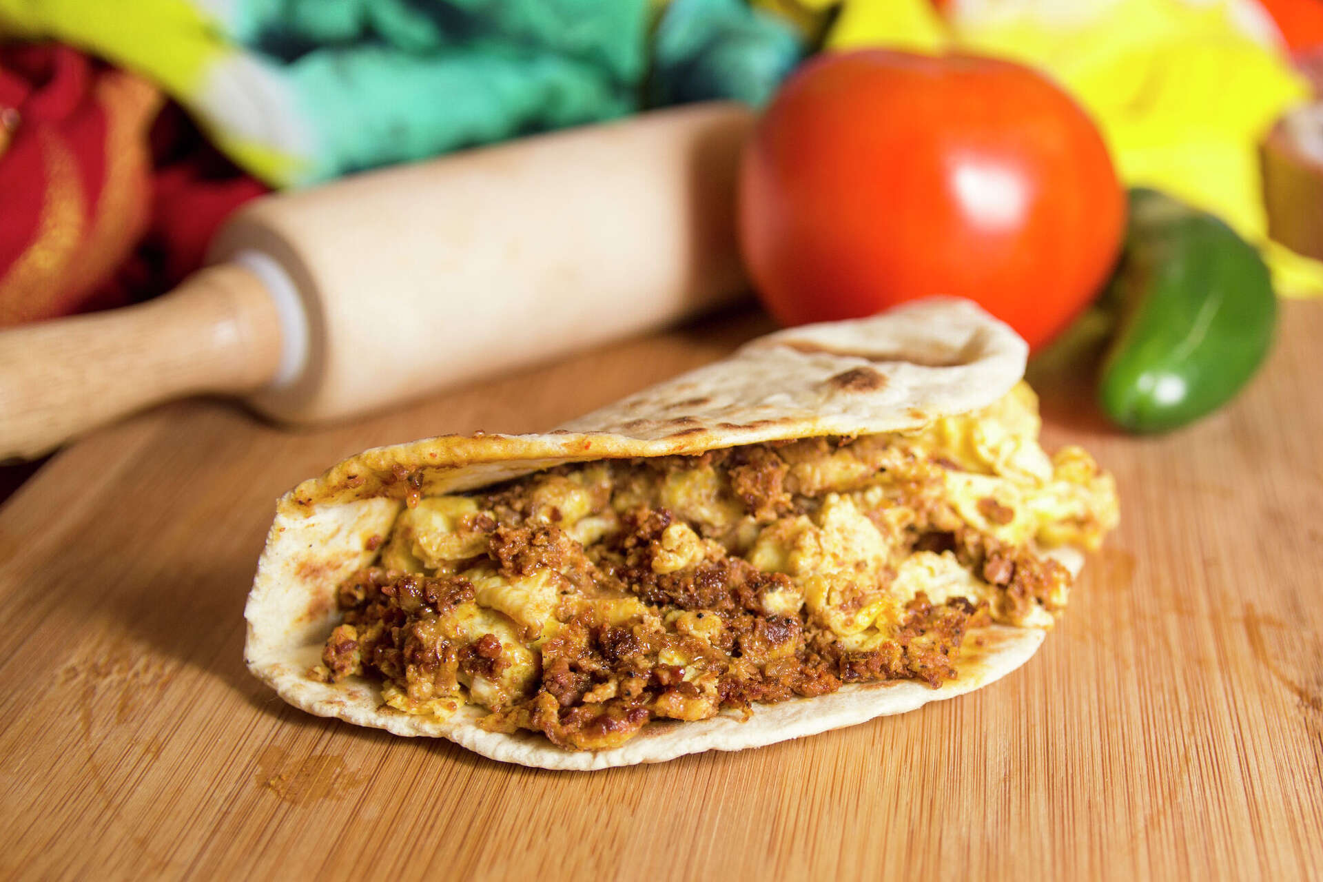Popular San Antonio taco chain serves up huge breakfast taco box