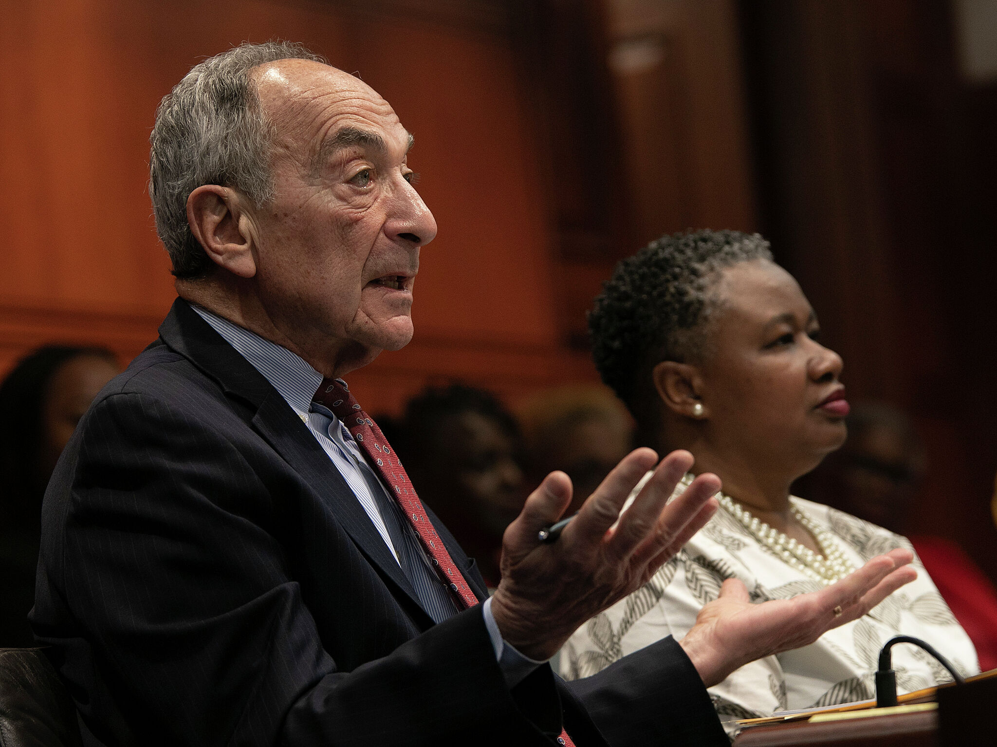 Firing of former chief public defender challenged over closed meeting