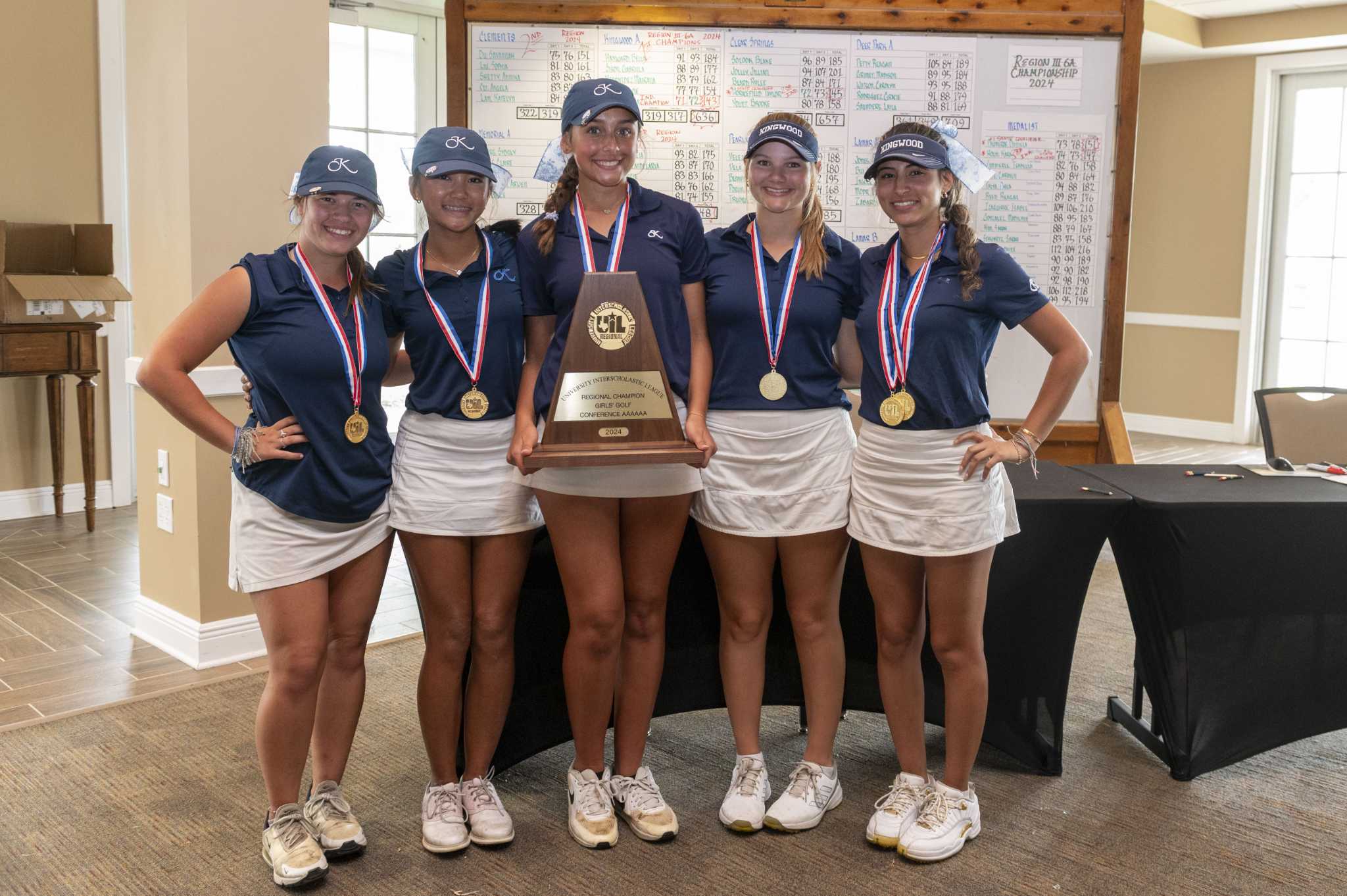 Golf: Kingwood girls team wins third straight Region III-6A tournament