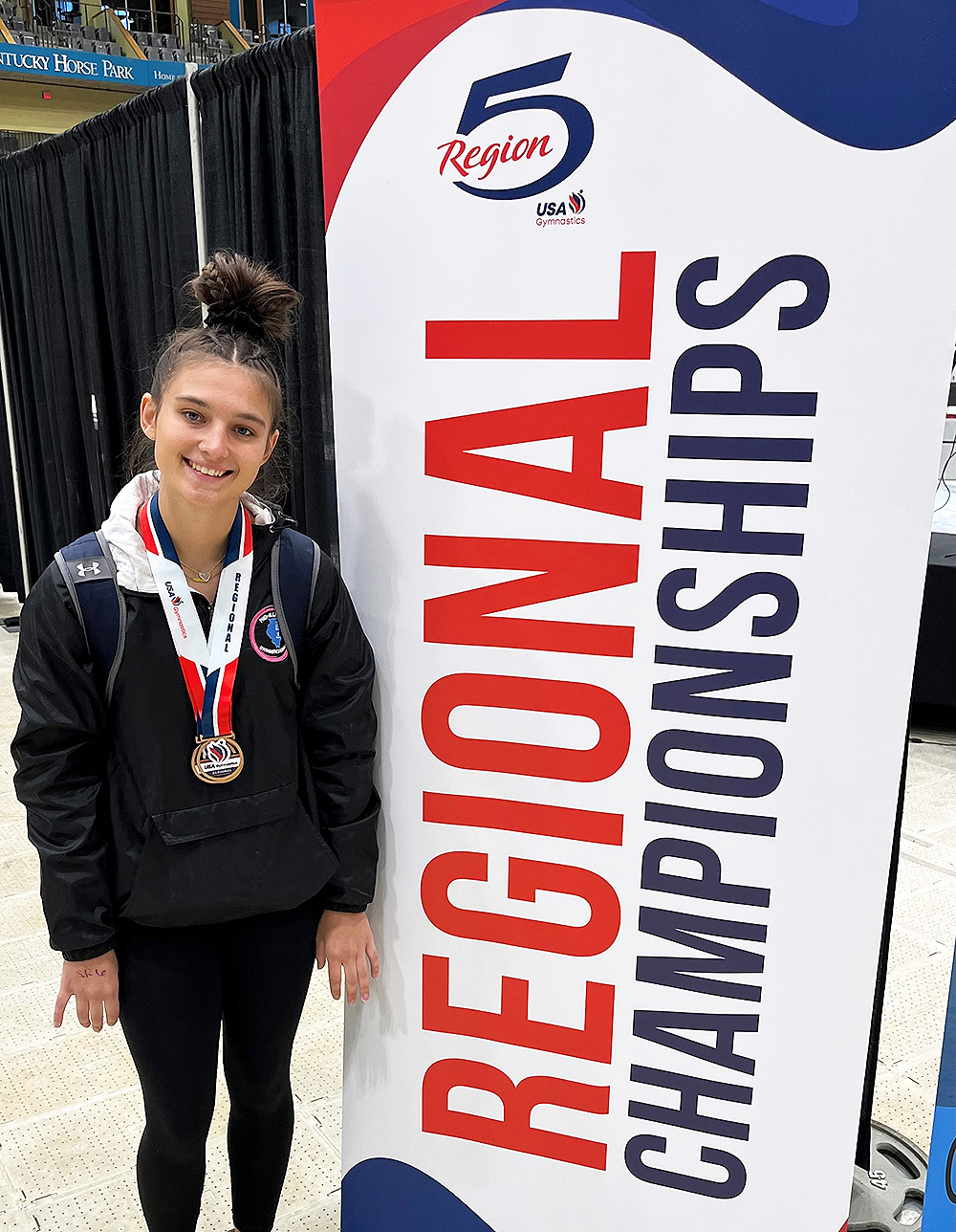 Gymnast Allison Jennings grabs three medals at Region 6 Championships