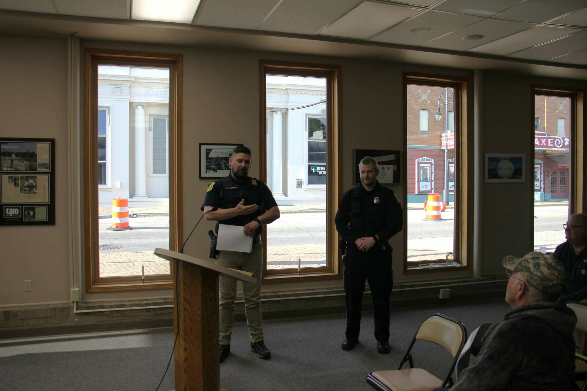 Officer Hessling starts full-time at Bad Axe Police Department