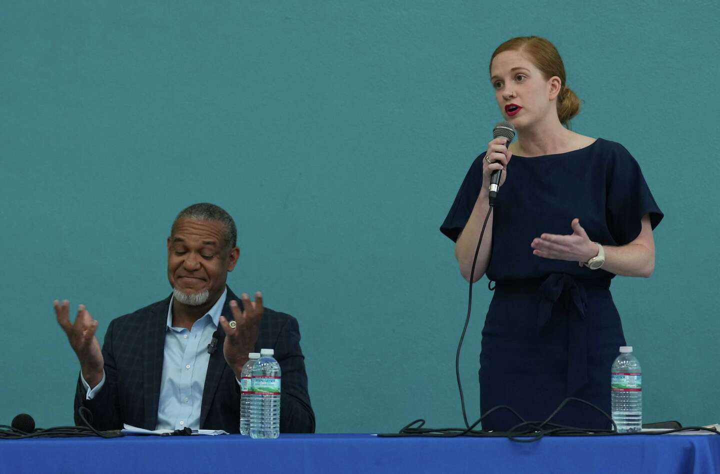 Johnson, Cook clash in race to succeed Whitmire in Texas Senate