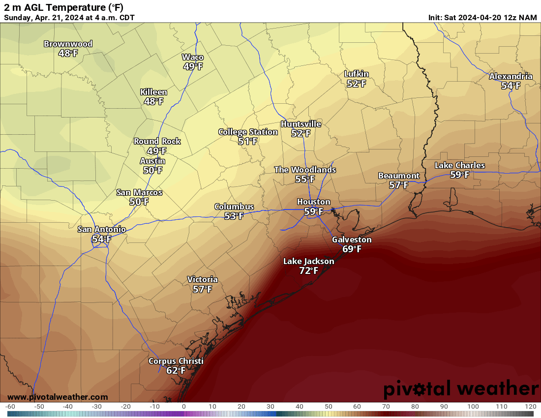 Sunday likely to be San Antonio’s coldest day until next fall