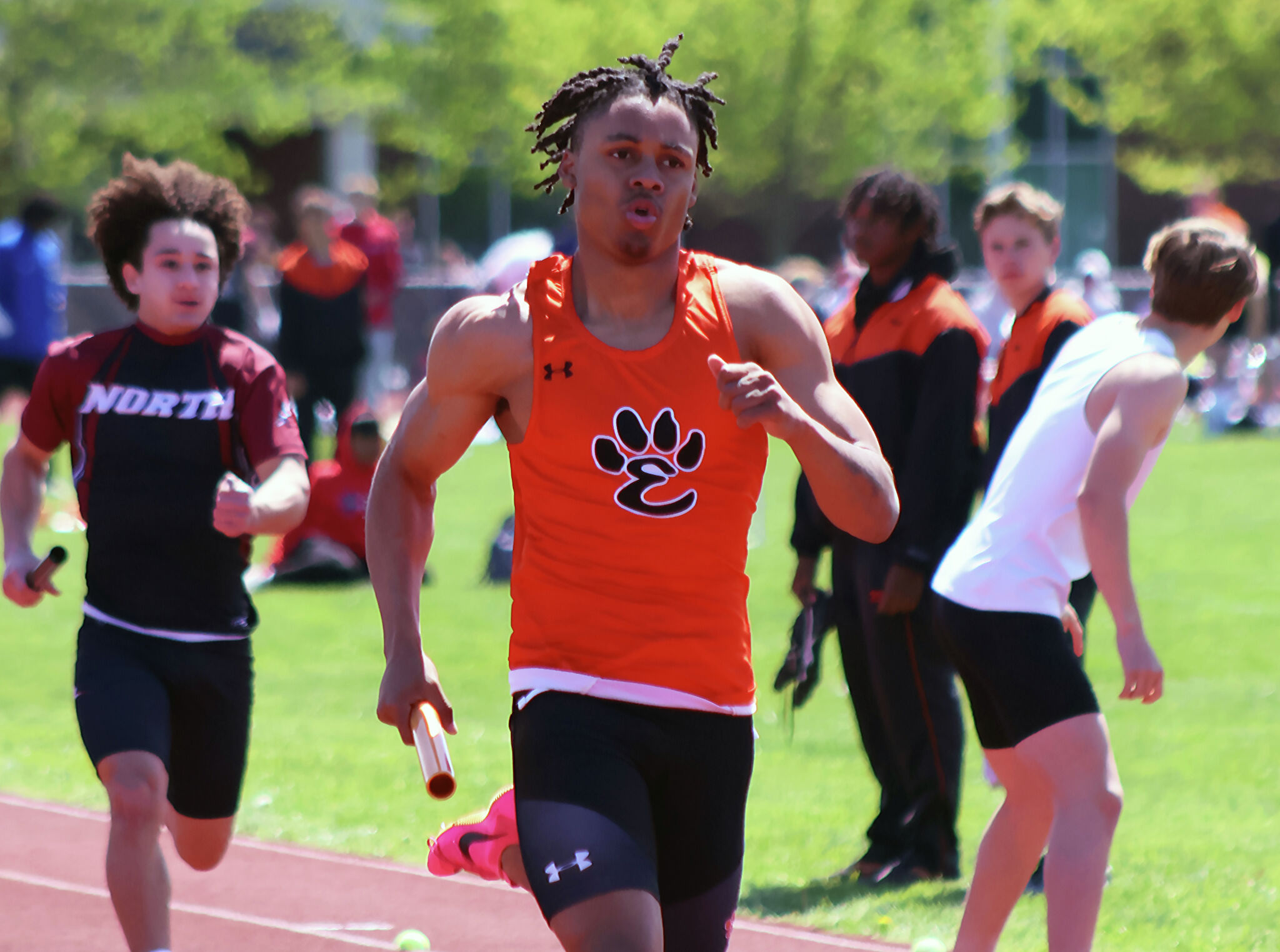 Edwardsville track sweeps MadCo crowns