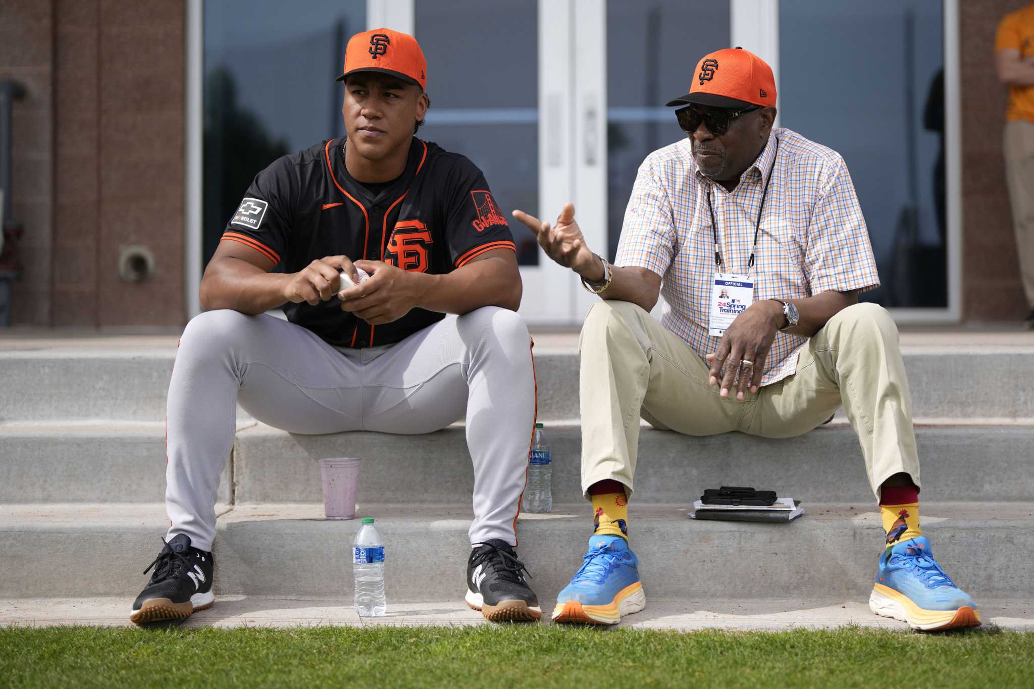 Reggie Crawford, Giants’ 2022 first-rounder, throws 98 in season debut