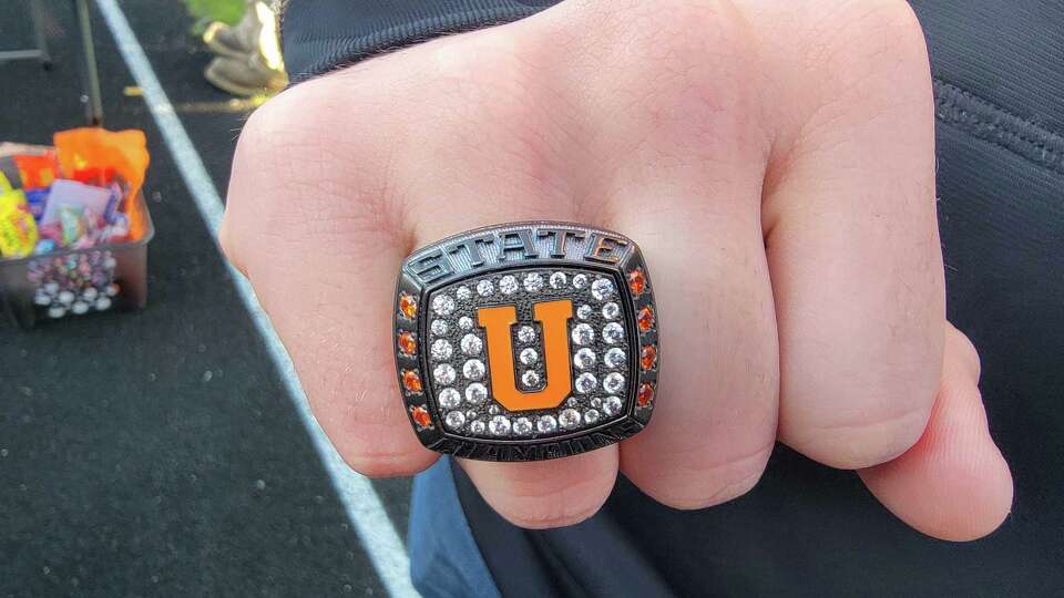 Ubly football receives state championship rings in Sunday ceremony