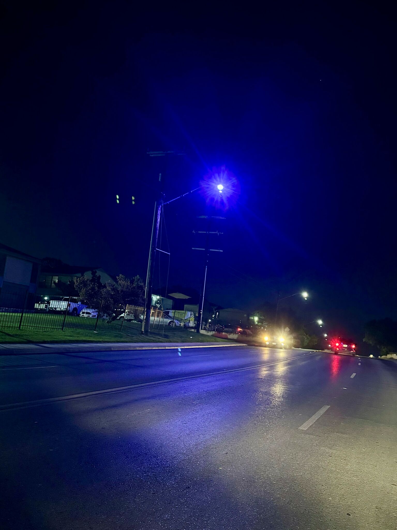 Here’s why you might see purple streetlights around San Antonio
