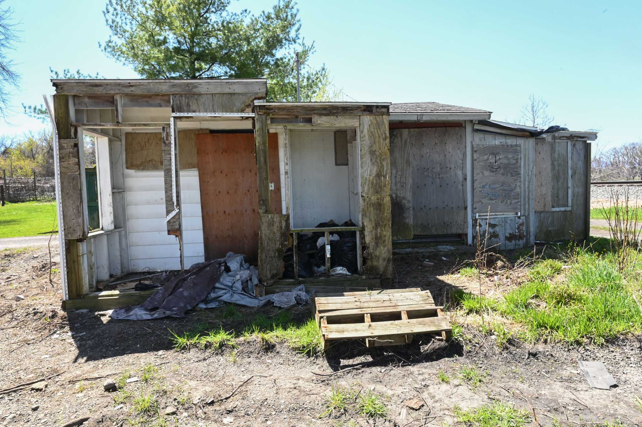 Hudson plans to repurpose 3 shacks in Shantytown, demolish rest