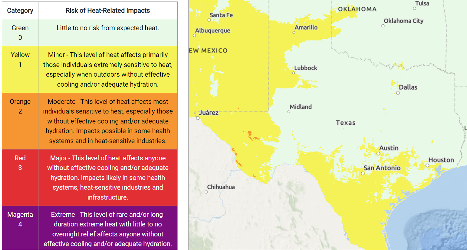 U.S., Texas summer heat risks: This free online tool can help