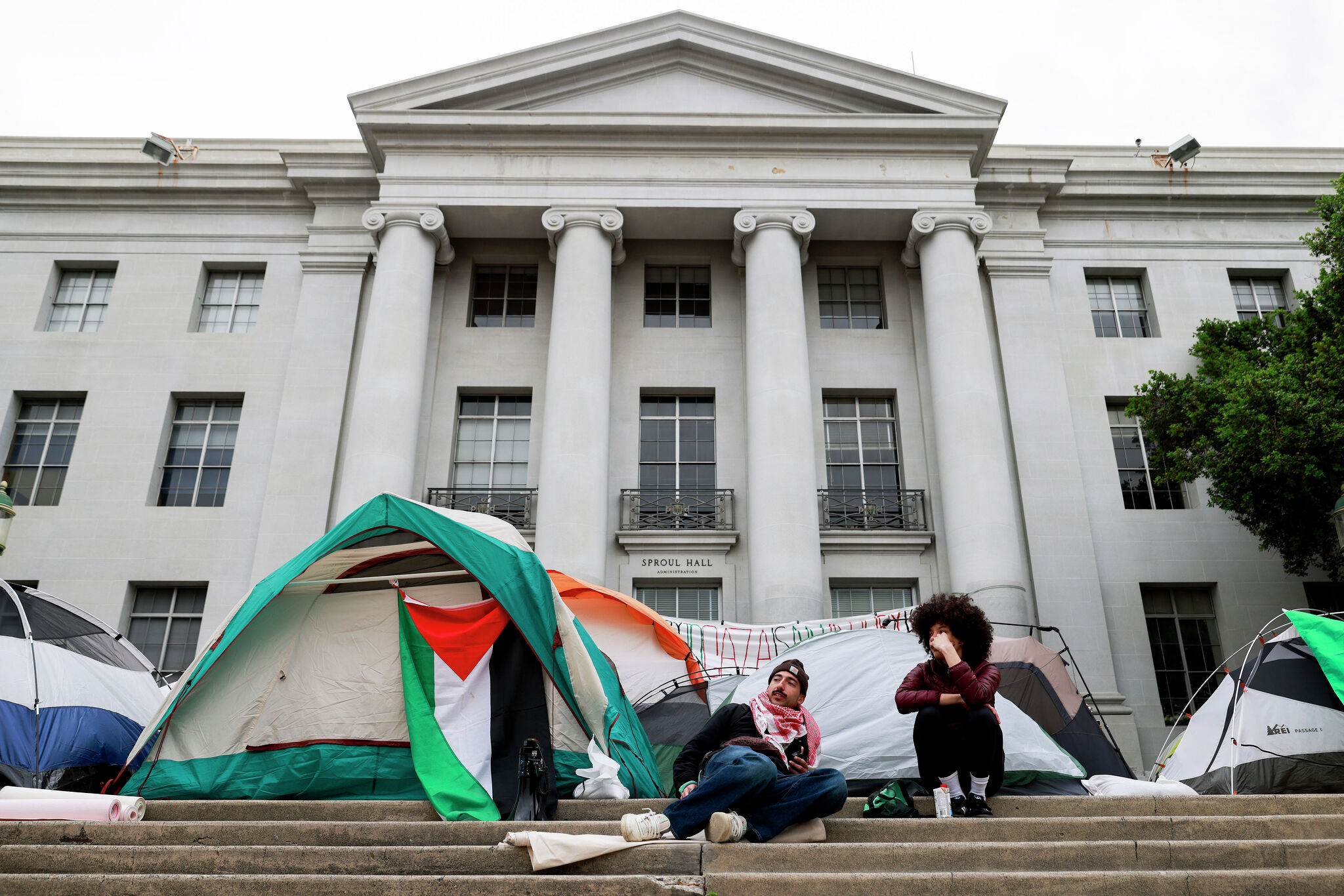 Gaza protests: Humboldt halts classes, more tents go up at UC Berkeley