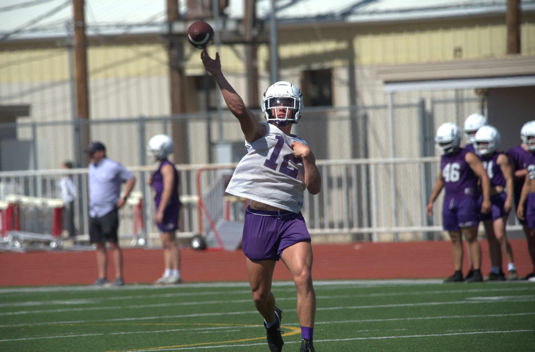 HS FOOTBALL: Scenes from Midland High's first day of spring practice