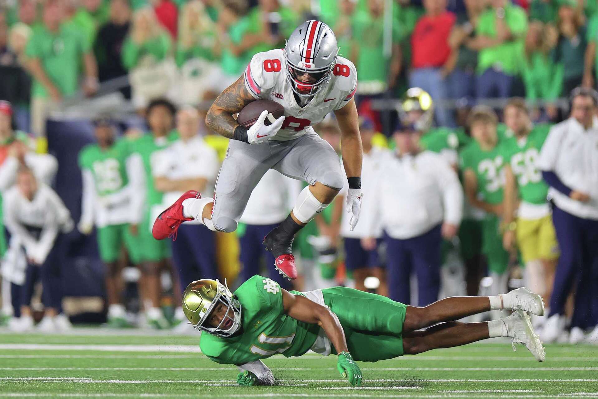 Houston Texans rookie TE Cade Stover brings unbridled toughness